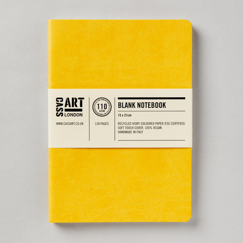 Cass Art Softbound Notebook 110gsm 128 Pages Blank A5 | Cass Art