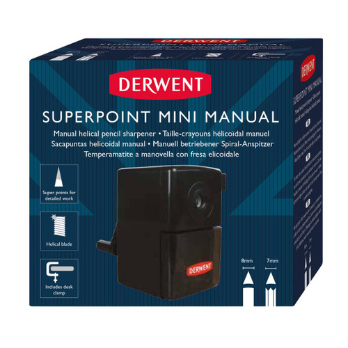 Derwent Super Point Mini Manual Helical Sharpener | Cass Art