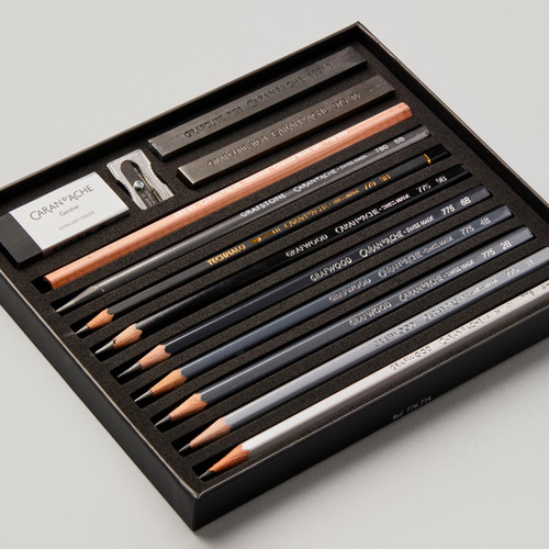 Caran D'ache Sketching Set of 14 | Cass Art