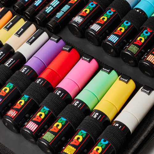 Posca Case Assorted Colours Set of 54 | Cass Art