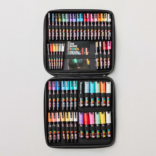 Posca Case Assorted Colours Set of 54 | Cass Art