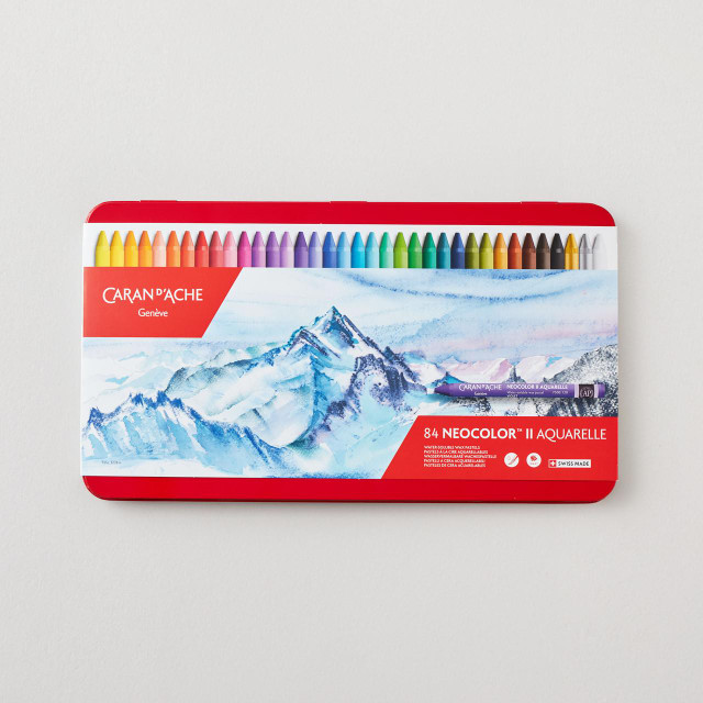 Caran D'ache Neocolor II Aquarelle Water-Soluble Wax Pastel Assorted ...