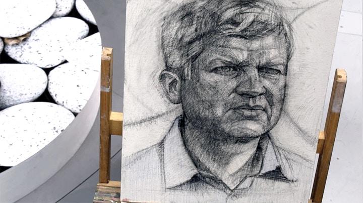 Gareth Reid Wins Heat 6 of Sky Arts Portrait Artist of the Year - Cass Art