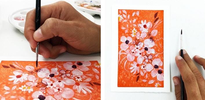 Create an Abstract Floral Artwork with Ingrid Sanchez - Cass Art
