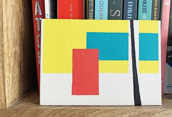 Create your own SoFlat 'Matte Mondrian'! Masterpiece - Cass Art