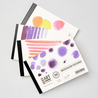 Cass Art Watercolour Postcard Pad Cold Pressed (NOT) 300gsm 15 Sheets ...