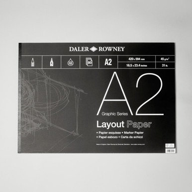 Daler Rowney A Series Layout Pad A2 | Cass Art