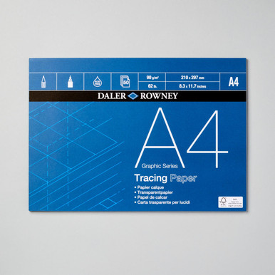 Daler Rowney D Series Tracing Pad 90gsm A4 | Cass Art