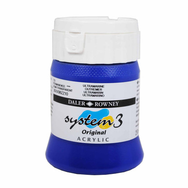 Daler Rowney System3 Original Acrylic 250ml Ultramarine | Cass Art