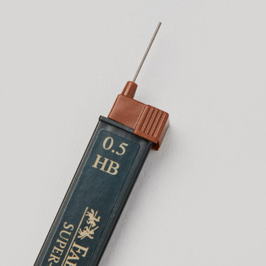 Faber-Castell Super-Polymer Fine Line Leads HB 0.5mm Intense Black Pack ...