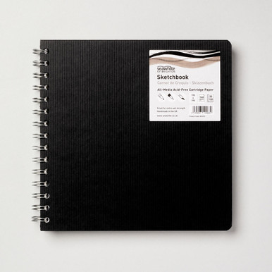 Seawhite Euro Portrait Sketchbook 160gsm 50 Sheets 195 x 195mm | Cass Art