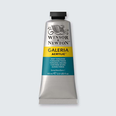 Winsor & Newton Galeria Acrylic Tube 60ml 60ml Deep Turquoise | Cass Art