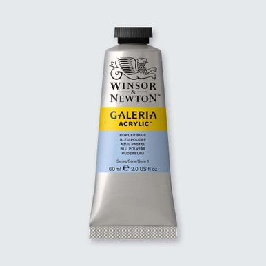 Winsor & Newton Galeria Acrylic Tube 60ml 60ml Powder Blue | Cass Art