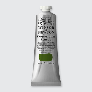 Winsor & Newton Professional Acrylic Colour 60ml Permanent Sap Green ...