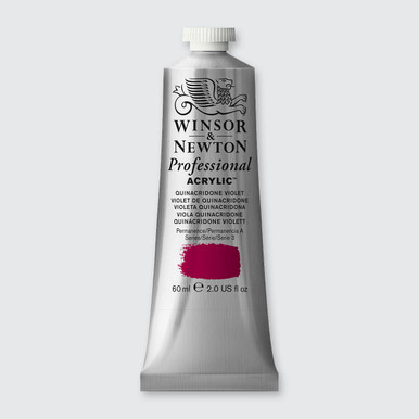 Winsor & Newton Professional Acrylic Colour 60ml Quinacridone Violet ...