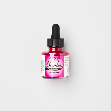 Dr Ph Martin's Bombay Ink 30ml Cherry Red | Cass Art