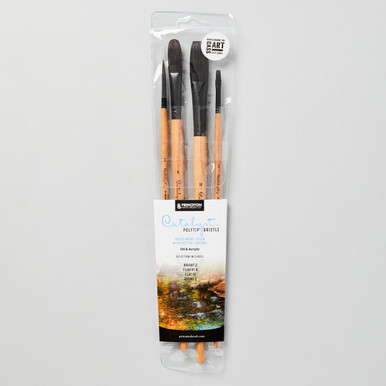 Princeton Catalyst Polytip Bristle Brush Set of 4 | Cass Art