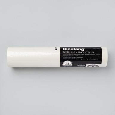 Bienfang Sketching and Tracing Paper Roll No 106 29gsm 12 inches White ...