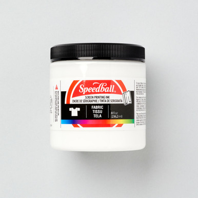 Speedball Fabric Screen Printing Ink 8oz White | Cass Art