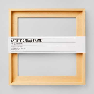 Cass Art Canvas Frame 12 x 12 inches Natural | Cass Art
