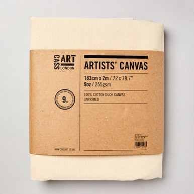 Cass Art Artists' Folded Canvas 9oz 2m | Cass Art