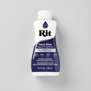 Rit All Purpose Liquid Dye 236ml Navy Blue - Cass Art