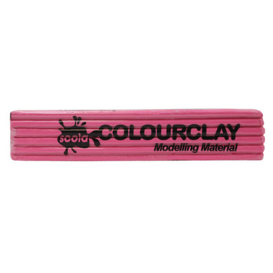 Scola Colour Clay 500g Pink | Cass Art