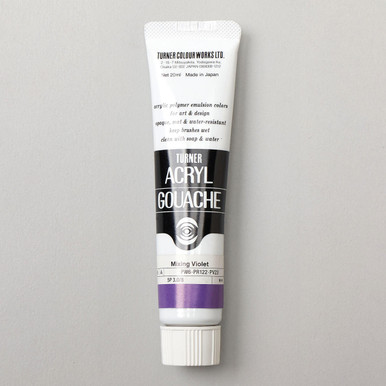Turner Acrylic Gouache 20ml Mixing Violet | Cass Art