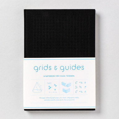 Grids & Guides Notebook A5 Black | Cass Art
