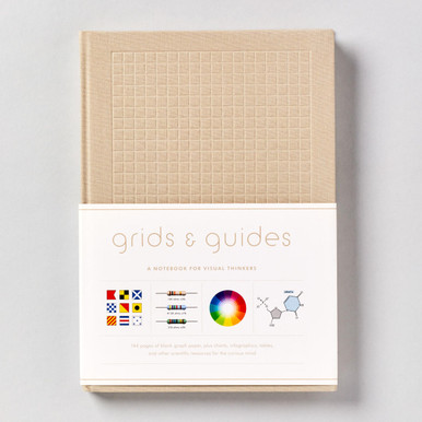 Grids & Guides Notebook A5 Gray | Cass Art