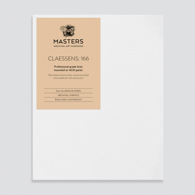 Masters Art Surfaces Claessens 166 Linen Canvas Panel 10 x 10 inches ...