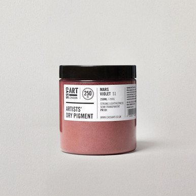 Cass Art Artists' Dry Pigment 200g / 250ml Mars Violet | Cass Art
