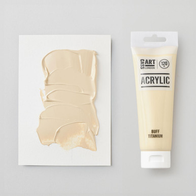 Cass Art Acrylic Paint 120ml Buff Titanium | Cass Art