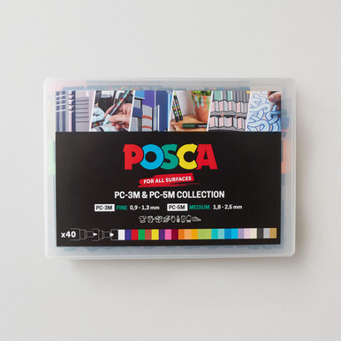Posca Paint Marker x Cass Art 40th Anniversary Edition PC-3M & PC-5M ...
