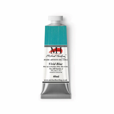 Michael Harding Oil Paint 40ml Vivid Blue | Cass Art