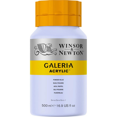 Winsor & Newton Galeria Acrylic Pot 500ml Powder Blue | Cass Art
