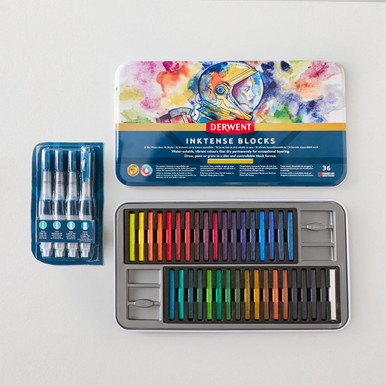 Derwent Inktense X Cass Art 40th Anniversary Edition Bundle Block Set ...