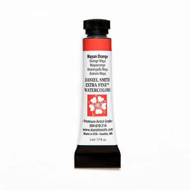 Daniel Smith Extra Fine Watercolour 5ml Mayan Orange | Cass Art