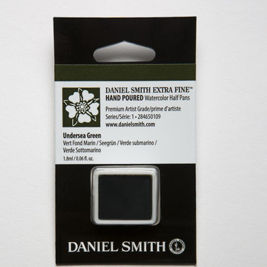Daniel Smith Extra Fine Watercolour Half Pan Undersea Green | Cass Art