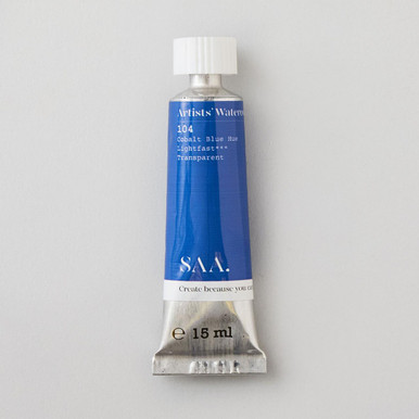 SAA Artists' Watercolour Paint 15ml Cobalt Blue Hue | Cass Art