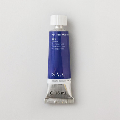 SAA Artists' Watercolour Paint 15ml French Ultramarine | Cass Art