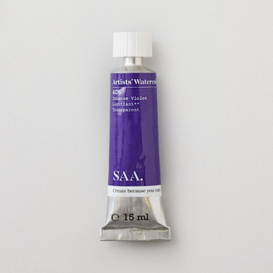 SAA Artists' Watercolour Paint 15ml Intense Violet | Cass Art