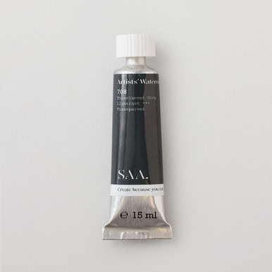 SAA Artists' Watercolour Paint 15ml Translucent Grey | Cass Art