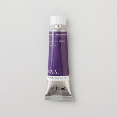 SAA Artists' Watercolour Paint 15ml Ultramarine Violet | Cass Art