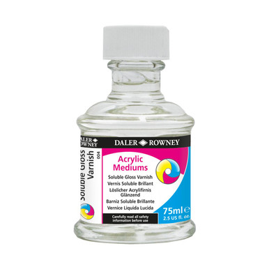 Daler Rowney Acrylic Gloss Varnish 75ml | Cass Art