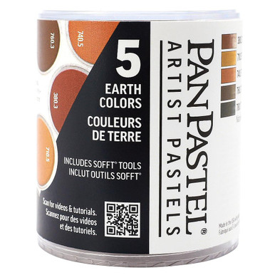 PanPastel Artists' Pastel Earth Colours Set of 5 | Cass Art