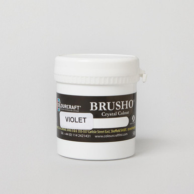 Brusho Crystal Colour Pot 50g Violet | Cass Art