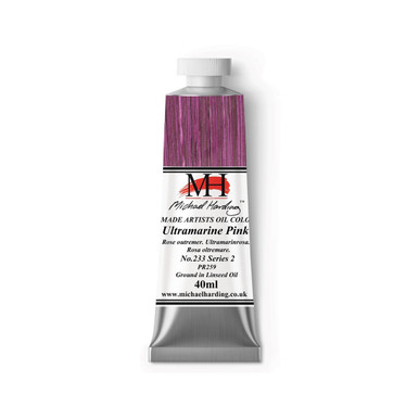 Michael Harding Oil Paint 40ml Ultramarine Pink (233) | Cass Art