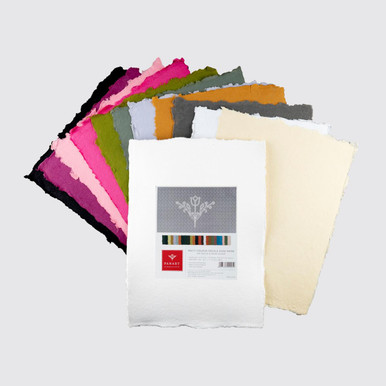 PanArt Deckled Edge-Multi Colored Papers 200gsm A4 Assorted Colours ...