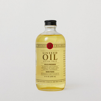 Chelsea Classical Extra-Pale Cold Pressed Linseed Oil 236ml | Cass Art